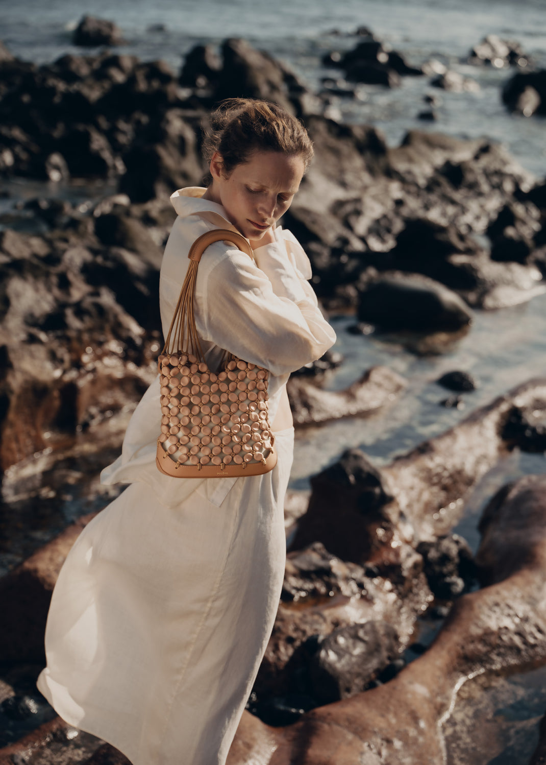 Polène | 벨트 - Umi(우미) 벨트 - 블랙 그레인